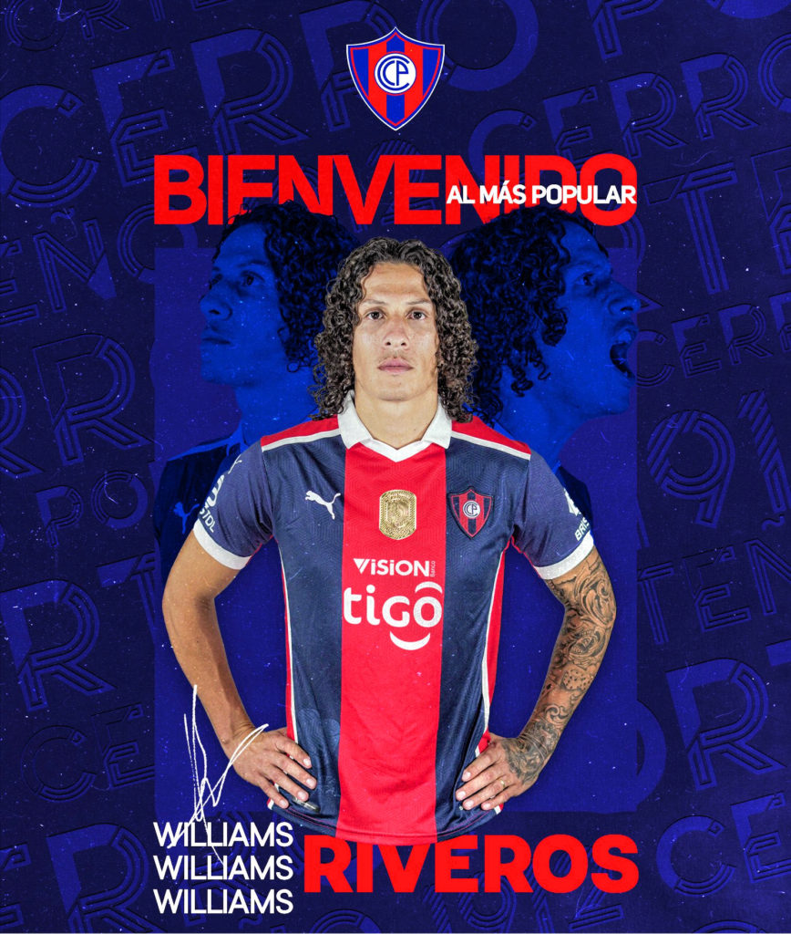 OFICIAL | Williams Riveros es nuevo jugador del Ciclón de Barrio Obrero ...